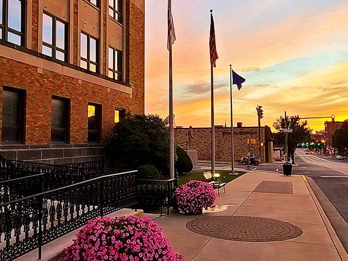 That sunset isn't Photoshopped&mdash;it's just showing off. Logansport's civic buildings look even more impressive when bathed in nature's golden hour filter.