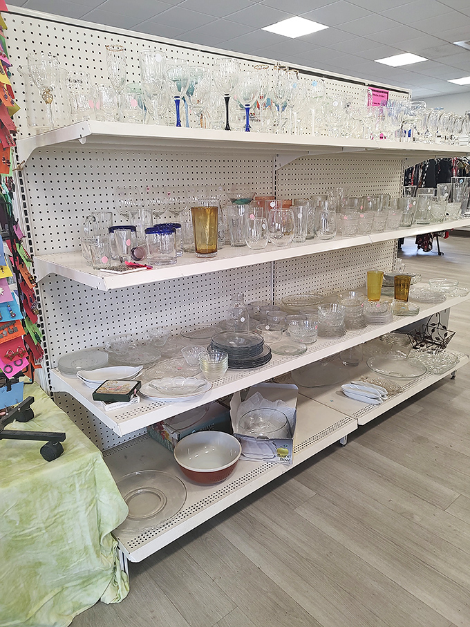 Crystal, glassware, and dishes galore &ndash; set a table fit for royalty without the royal expense account.