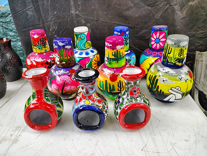 Hand-painted Mexican pottery bright enough to make your patio jealous&mdash;folk art that won't drain your retirement fund.