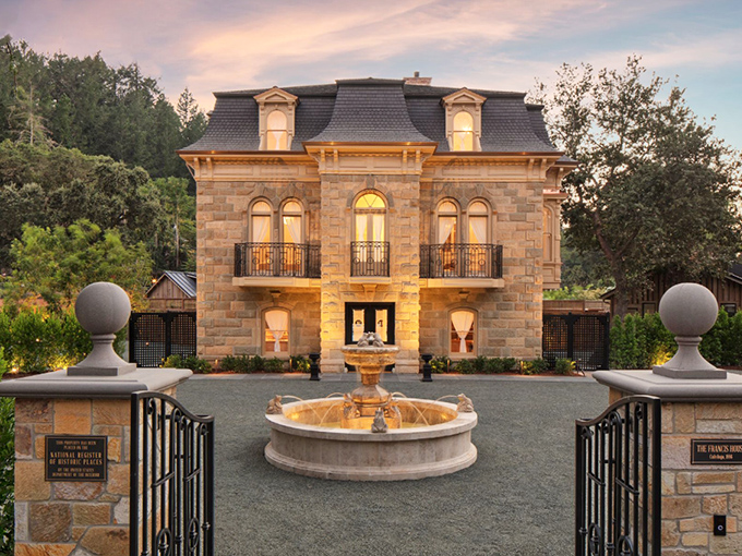 The Francis House stands as Calistoga's architectural crown jewel &ndash; a stone mansion that looks like it was plucked from a European countryside and dropped into wine country.