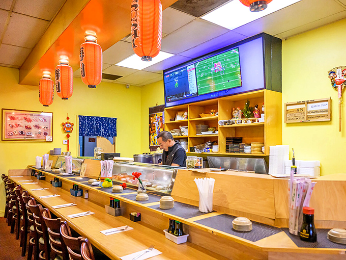 Traditional Japanese dining complete with sushi bar seating&mdash;where desert dwellers can watch culinary artistry unfold without the big-city markup.