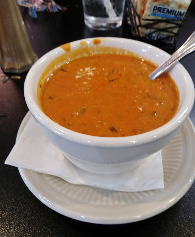 This tomato basil soup isn't just comfort in a bowl—it's what Campbell's dreams of becoming when it grows up.