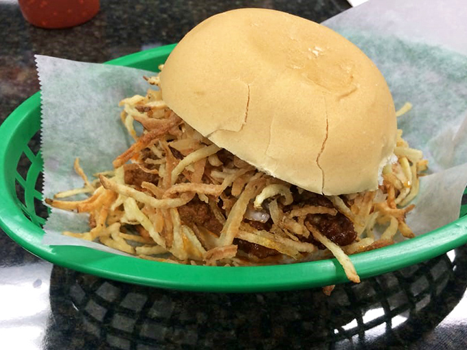 The legendary frita&mdash;Cuba's answer to the hamburger question nobody knew to ask. Those crispy potato strings aren't just garnish; they're essential infrastructure.