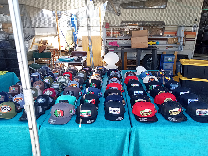 Hat-opia! Whether you're team Seahawks or just need something to hide your pandemic haircut, this vendor has got you covered&mdash;literally.