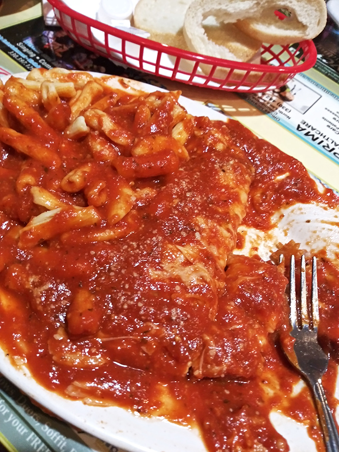 Their pasta dishes come smothered in homestyle sauce that would make any Italian grandmother nod in silent approval.