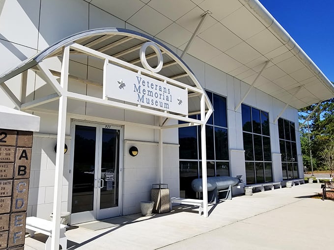 The Veterans Memorial Museum honors service with quiet dignity, a reminder that small-town America has always answered freedom's call.