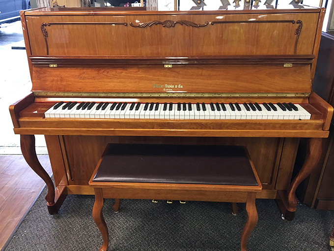 This piano isn't just furniture; it's an invitation to create music. Imagine the songs it's already played and the ones waiting inside.