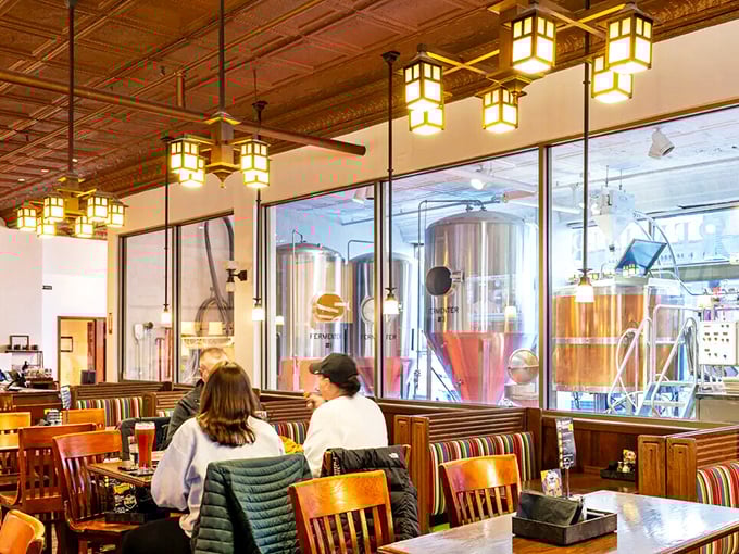 Nothing says "civilized retirement" like watching beer being made while you drink beer. It's like a science museum for grown-ups.