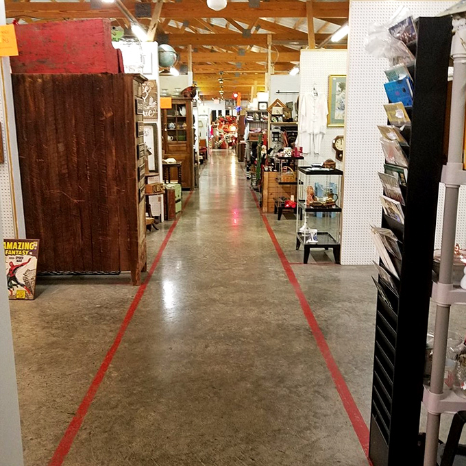 Follow the red-lined path like a time-traveling Yellow Brick Road. Unlike Dorothy, you'll want to stay in this wonderland.