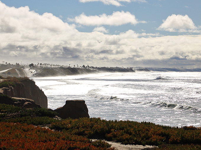 Drama queens of the Pacific &ndash; winter waves put on a spectacular show against Terramar's rugged backdrop, no ticket required.