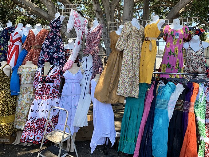 Sundresses dancing in the breeze &ndash; a kaleidoscope of colors and patterns that transform ordinary Tuesdays into something special.