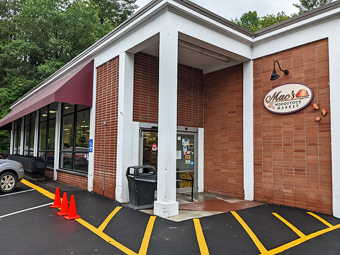 Mac's Woodstock Market isn't just a store&mdash;it's where locals debate the weather forecast with the same passion as politics.