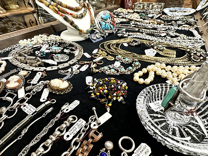 Treasure island for the neck and wrist! These sparkling vintage accessories tell stories of proms, anniversaries, and "just because" moments from decades past.