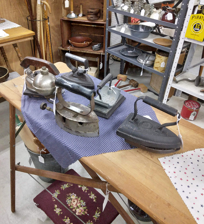 Ironing was never this interesting! These vintage pressing tools make today's steam irons look positively boring. Labor-saving devices from when labor was... less saved.
