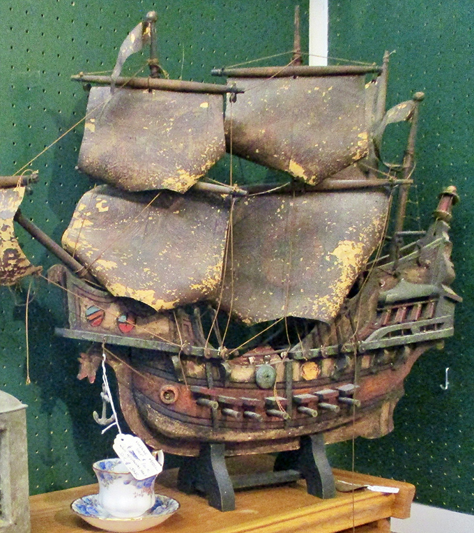 Someone's crafted a ship that would make Captain Ahab jealous&mdash;though this beauty's sailing days are behind her.