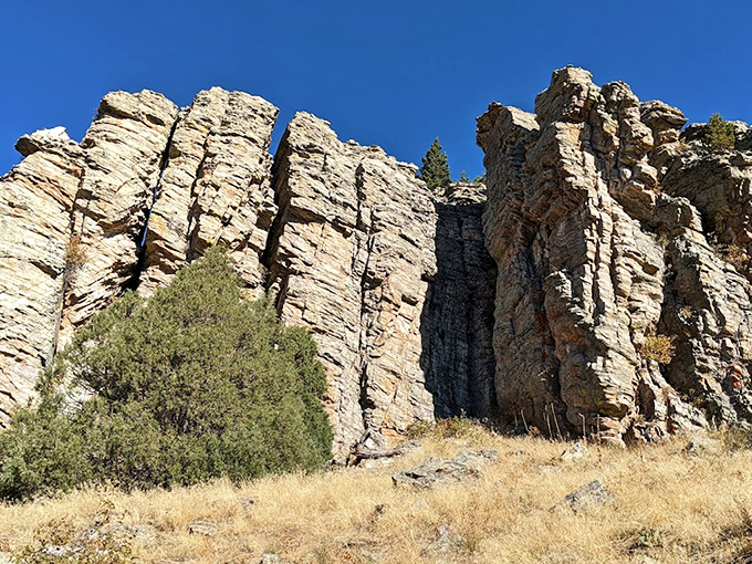 These rock formations weren't just placed here&mdash;they were sculpted by millions of years of geological patience. Talk about a long-term art project!