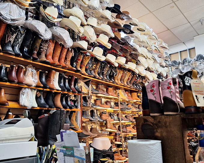 The cowboy hat and boot collection would make John Wayne weep with joy&mdash;practical, stylish, and priced so you can still afford the horse.