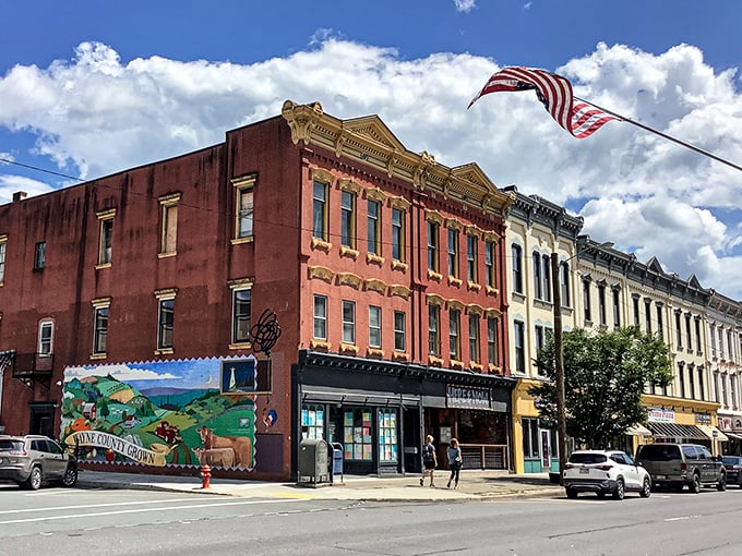 These aren't just buildings—they're a living timeline of American architectural styles, standing shoulder to shoulder like old friends who've weathered a century together.