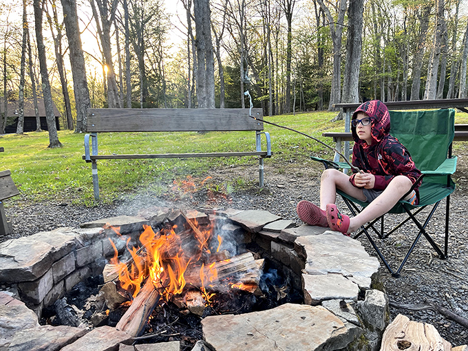 Campfire moments that outshine any streaming service. Nothing compares to stories told around dancing flames while marshmallows reach golden perfection.