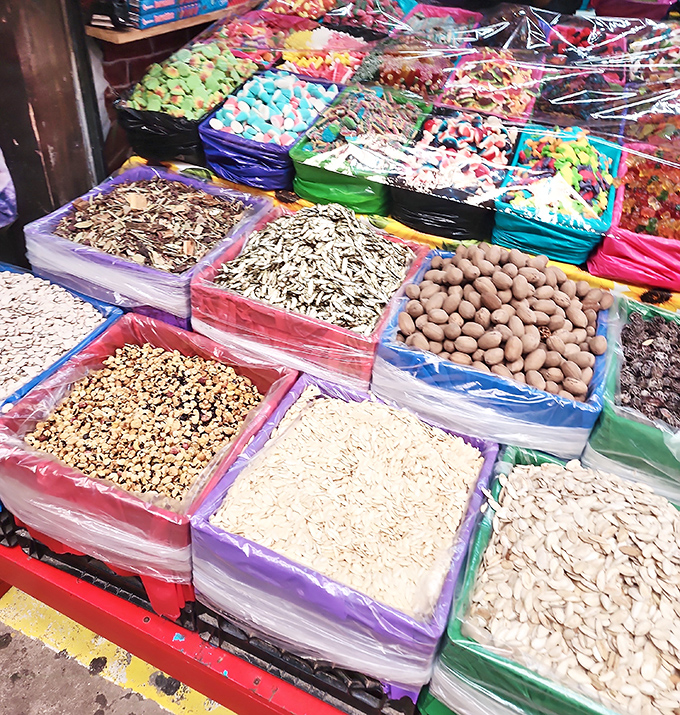 Bulk bins of culinary treasures&mdash;from nuts to dried fruits. The snack motherlode that makes grocery store offerings look positively boring.
