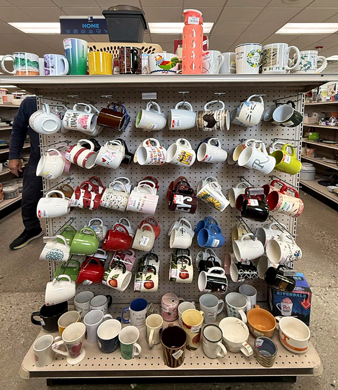 Mug heaven for coffee enthusiasts and quote collectors alike. Each handle tells a story&mdash;some inspirational, others just caffeinated.