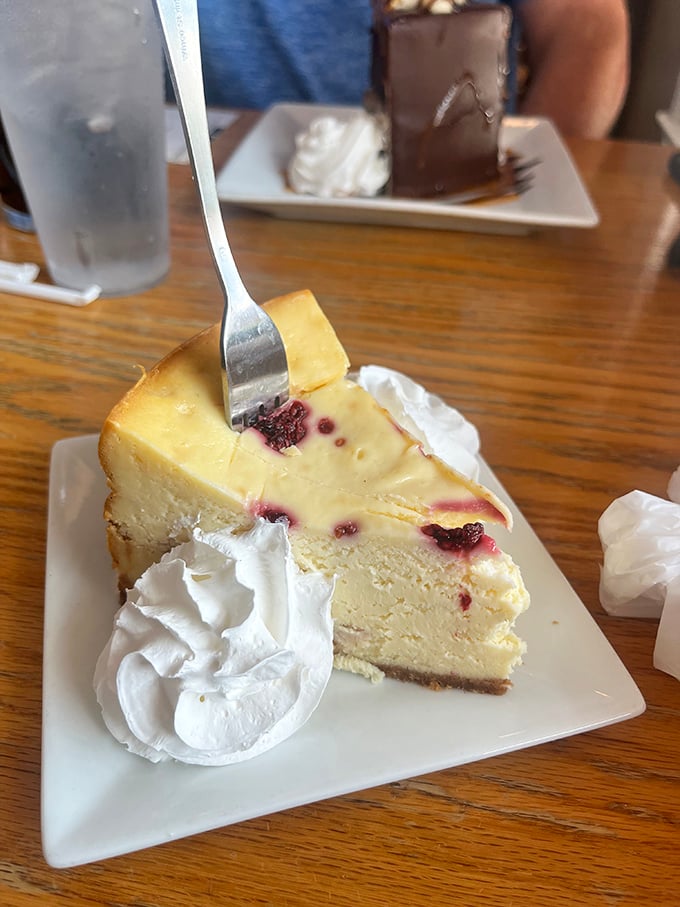 This berry-studded cheesecake doesn't just steal the show&mdash;it runs away with the entire theater.