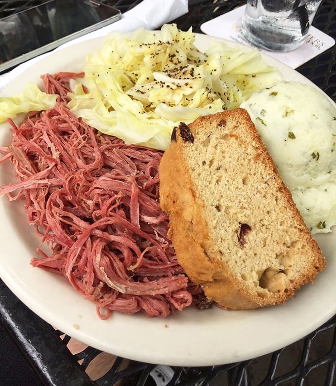 Tender corned beef with cabbage and potatoes, proving that Irish cuisine deserves far more respect than it typically receives.