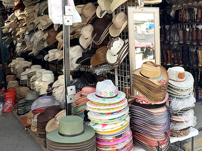 Cowboy hats stacked higher than a John Wayne filmography &ndash; unleash your inner rancher or wedding line dancer.