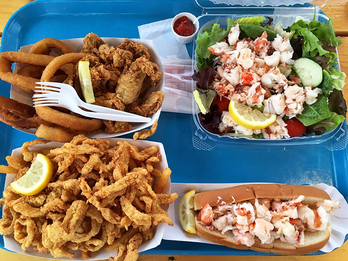 The seafood feast that makes you question why you ever waste stomach space on anything that doesn't come from the ocean.