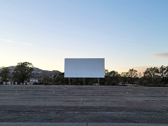 Pickup truck paradise: The ultimate drive-in seating arrangement transforms truck beds into cozy nests of pillows, blankets, and family togetherness.