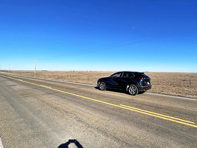 Out here, your car becomes a time machine, transporting you to an America that existed before we arrived.