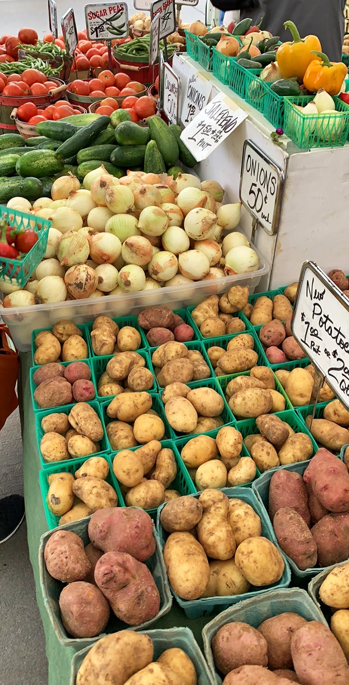 Nature's jewelry box spills open&mdash;these aren't your supermarket's pale imposters but vegetables with personalities and postal codes.