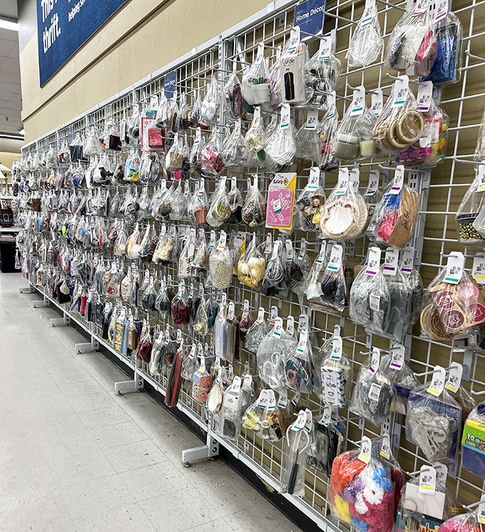 Knickknacks and treasures that would make Marie Kondo simultaneously thrilled and terrified. Each shelf tells a different story.