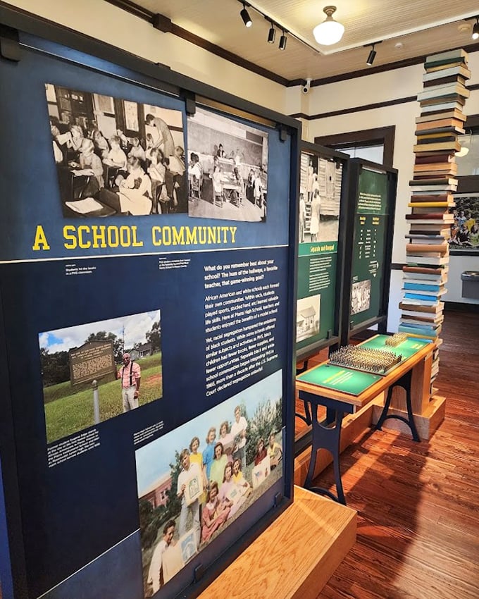 Museum exhibits bring Plains' rich history to life, from classroom memories to community stories spanning generations.