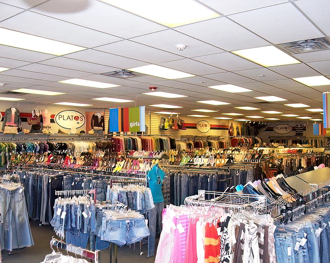 The men's section proves style isn't gender-specific, nor should it be budget-breaking. That perfect button-down is hiding here somewhere!