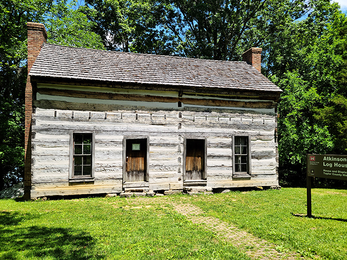 The Atkinson Log House stands as a humble reminder that before smart homes, we built smart structures that lasted centuries.