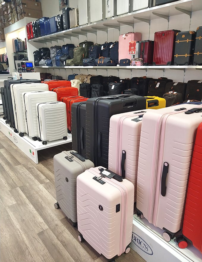 Luggage paradise for the travel-obsessed. These suitcases aren't just storage&mdash;they're rolling billboards announcing, "I have excellent taste at reasonable prices."