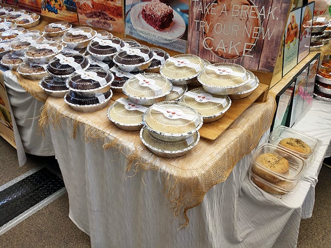 Pie heaven exists in Nevada! These picture-perfect desserts wait patiently for their forever homes, each one promising a slice of happiness after dinner.