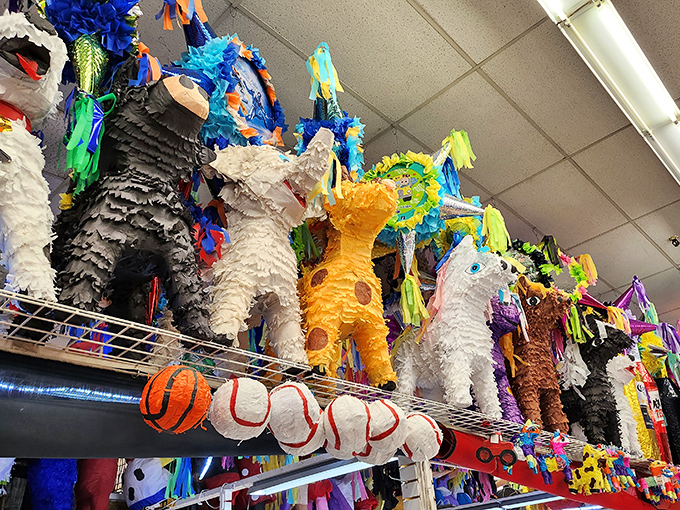 Piñatas that put your childhood birthday parties to shame—colorful, whimsical creations just waiting for their moment in the spotlight.