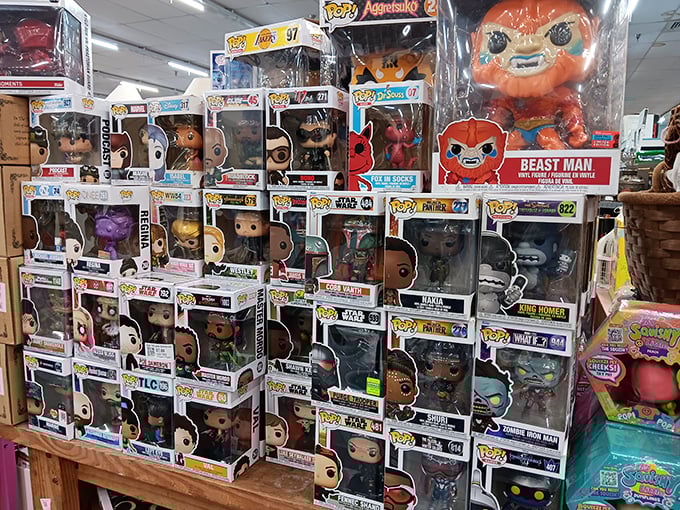 Pop culture immortalized in vinyl figurines&mdash;where else can you find Darth Vader rubbing shoulders with Beast Man from your Saturday morning cartoons?