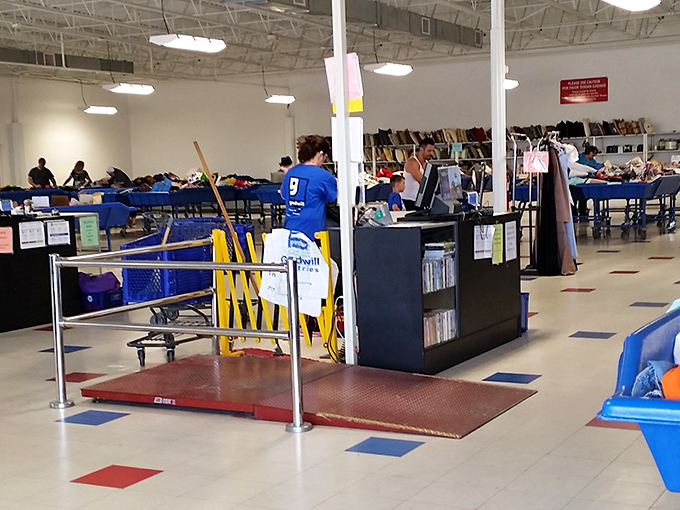 The checkout area&mdash;that magical place where you discover your designer jacket, vintage records, and barely-used KitchenAid mixer cost less than dinner for two.