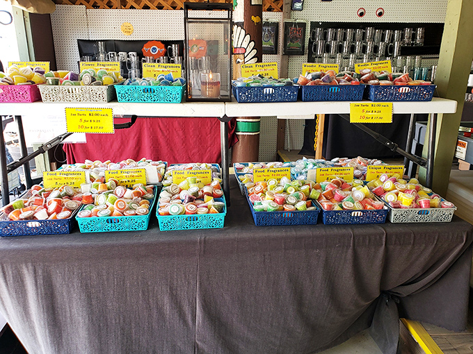 A rainbow of scented wax tarts that promise to make your home smell better than your neighbor's, no baking skills required.