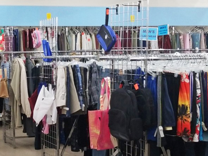 The men's section offers everything from business casual to beach vacation essentials&mdash;proof that style doesn't require a designer price tag.