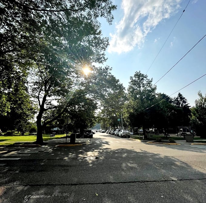 Downtown charm where parallel parking is your biggest challenge and that somehow feels absolutely perfect.