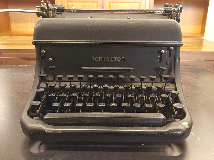 A Remington typewriter that's witnessed more stories than most bestselling authors. Hemingway would approve of this find.