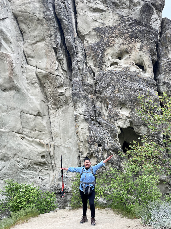 Look Ma, no hands! Just kidding&mdash;please use all available appendages when exploring these magnificent rock formations.