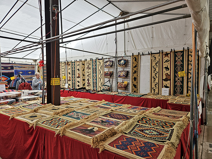 A tapestry of tradition and craftsmanship. These woven rugs tell stories of the Southwest in every intricate pattern and bold color.