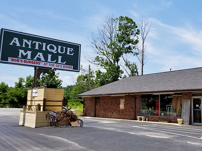 Mountain town antique hunting gets the royal treatment - this place means serious business about the past.