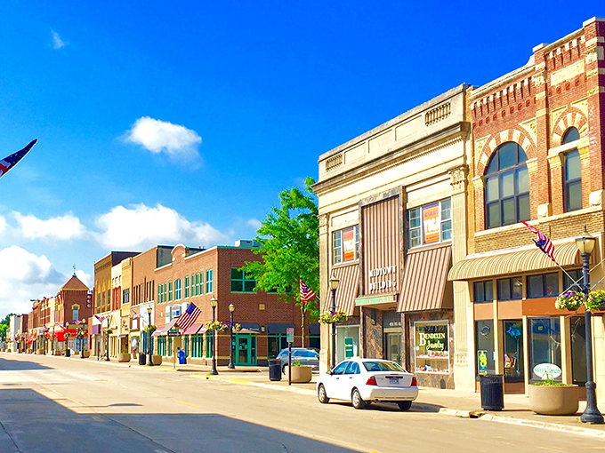 Austin's historic downtown buildings stand shoulder to shoulder, offering charm without the premium price tag.