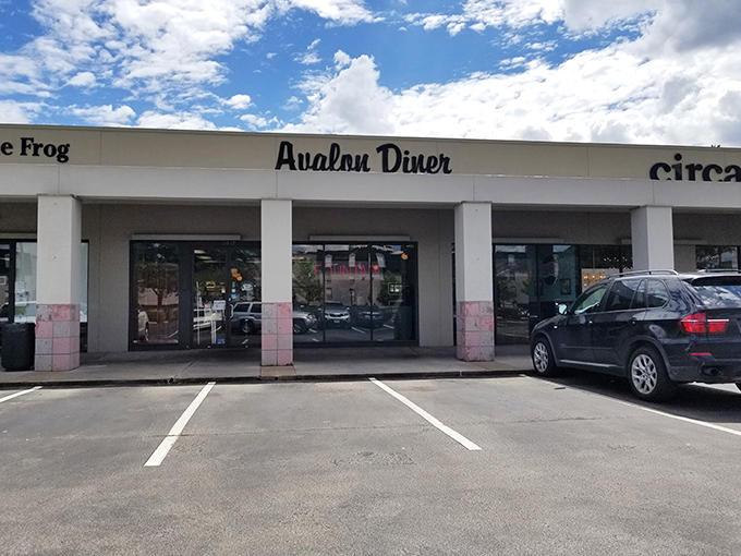 Avalon Diner's clean lines and modern shopping center location might surprise you. Inside awaits a time capsule of diner perfection!